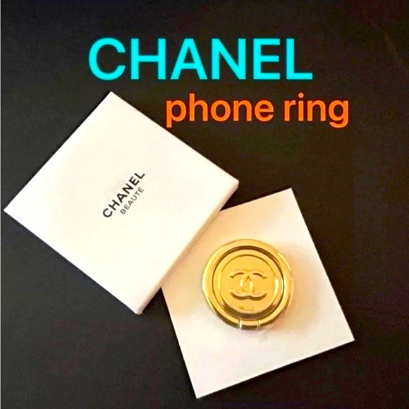 CHANEL | Accessories | Chanel Gold Phone Ring Accessory Nib Rare | Poshmark